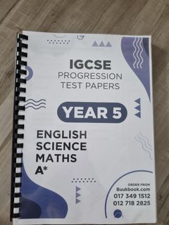 IGCSE Past year Test papers, Hobbies & Toys, Books & Magazines ...