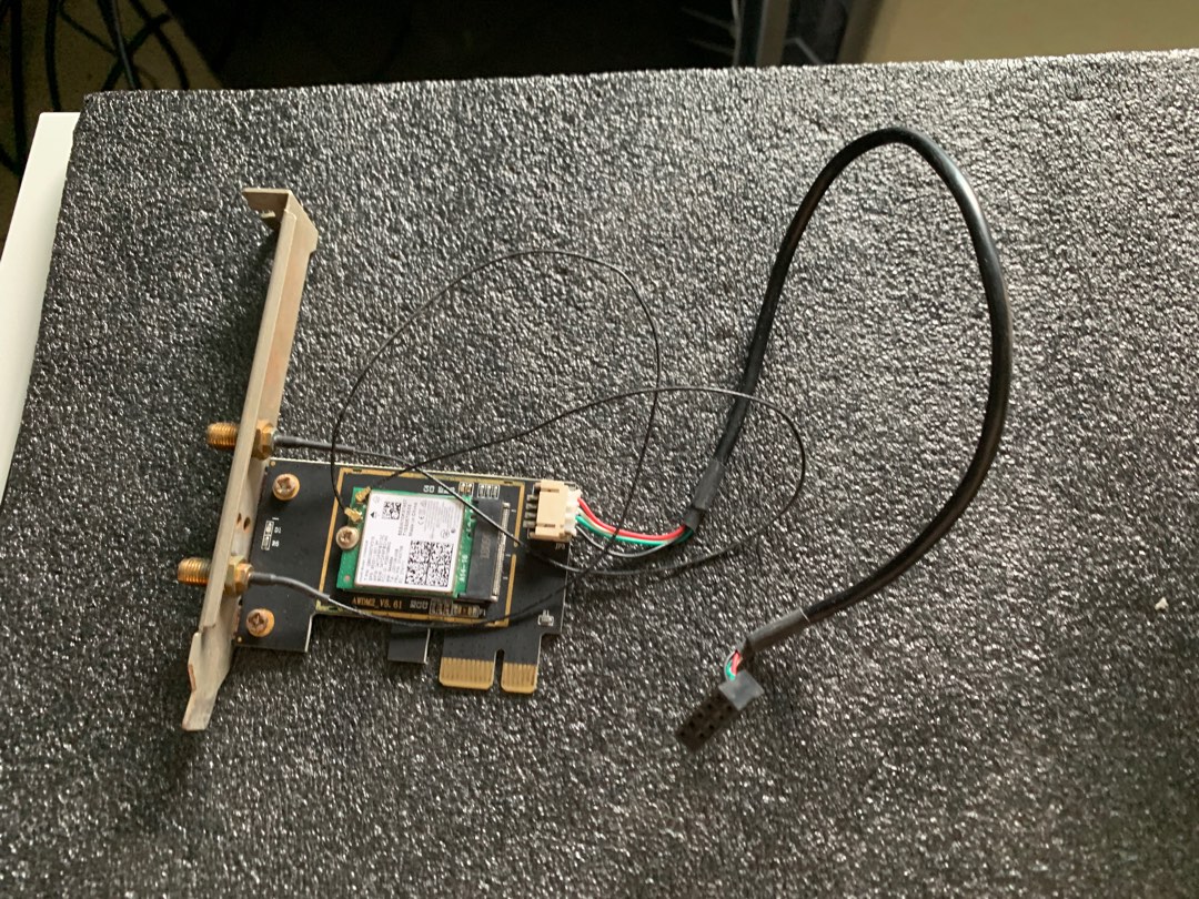 Intel PCIe WI-FI 6 and Bluetooth 5 card, Computers & Tech, Parts ...