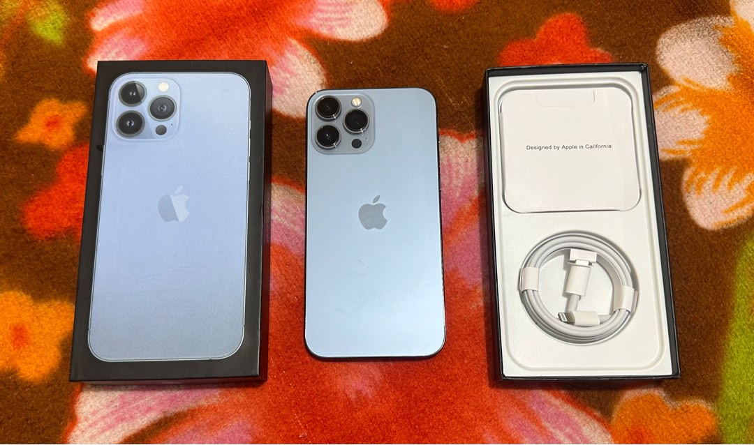 IPhone 13 ProMax (256GB - Sierra Blue - FU) Cash only!, Mobile Phones ...