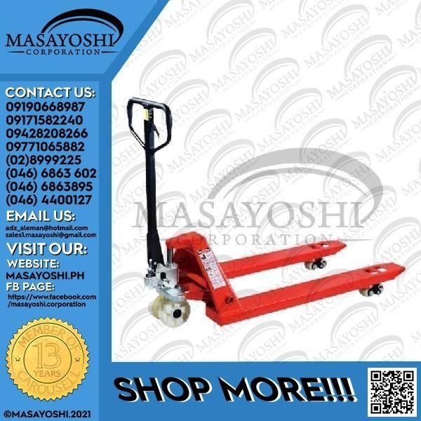 Jack Lift | Manual Forklift | Lifting Equipment | Hand Pallet w/ White ...