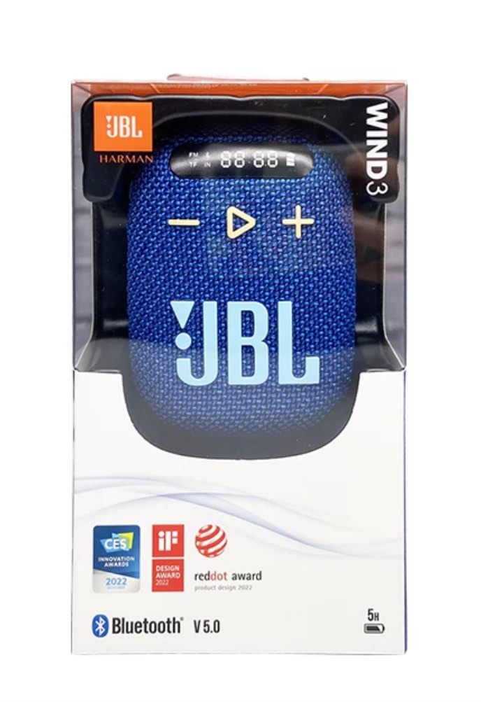 JBL Wind3 (Blue) 收音機/藍牙喇叭, 音響器材, Soundbar、揚聲器、藍牙喇叭、耳擴 - Carousell