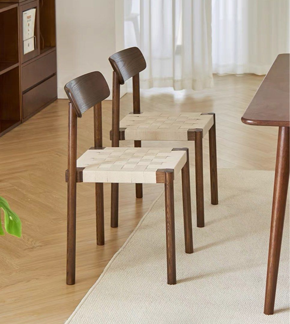 KALI Modern Solid Wood Stackable Chairs, Furniture & Home Living ...