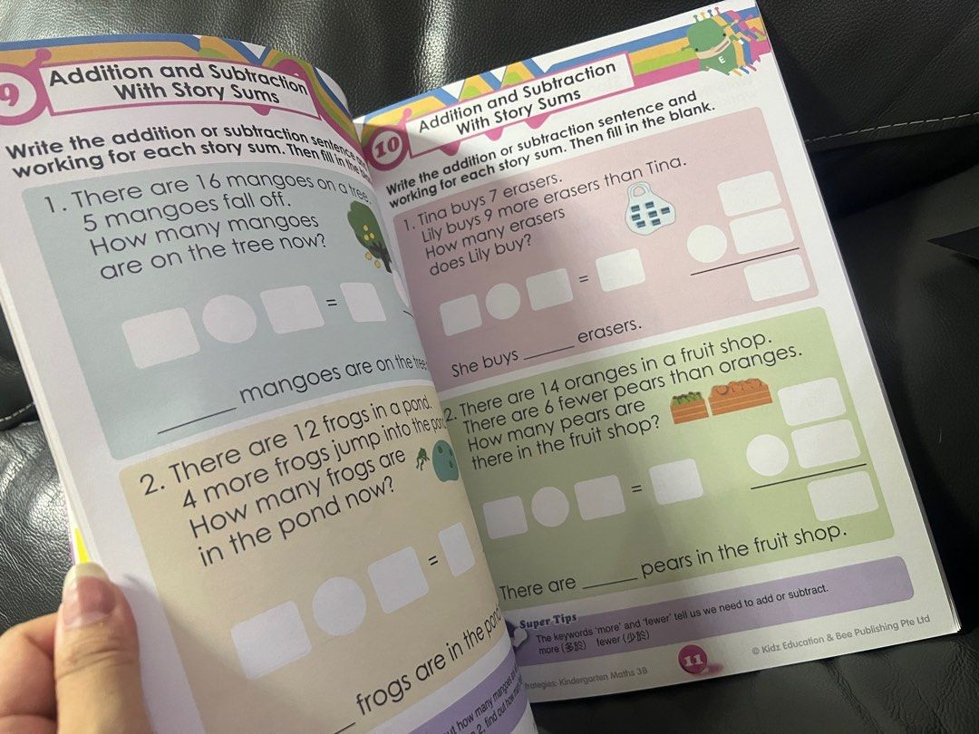 【現貨】Kindergarten Maths 3A+3B 兩本$60幼稚園數學升小必備（不包運費/如購買本店其他書符合免運費再購買此書可免運費 ...