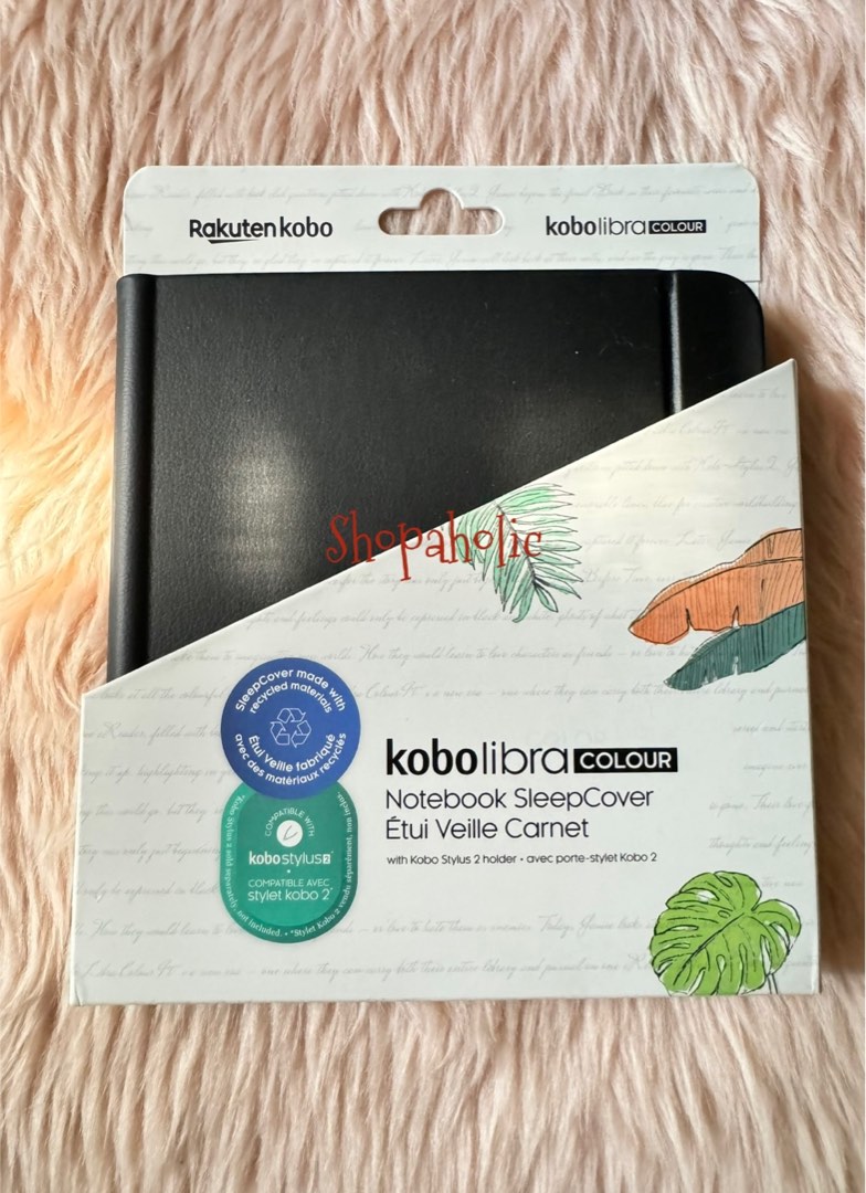Kobo Libra Colour Notebook Sleepcover (Black), Mobile Phones & Gadgets ...