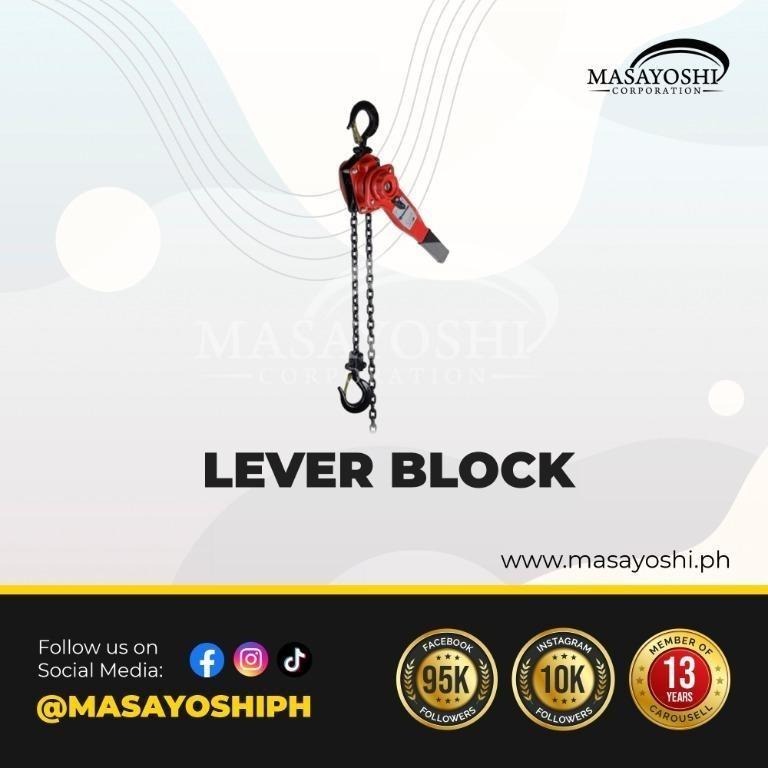Lever Block Heavy Duty 1T x 1.5M | Construction Equipment | Industrial ...
