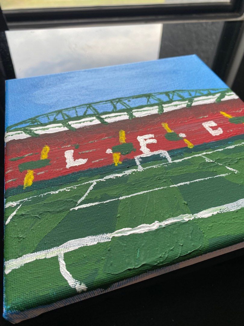 LFC Stadium Acrylic on Canvas, Hobbies & Toys, Stationery & Craft, Art ...