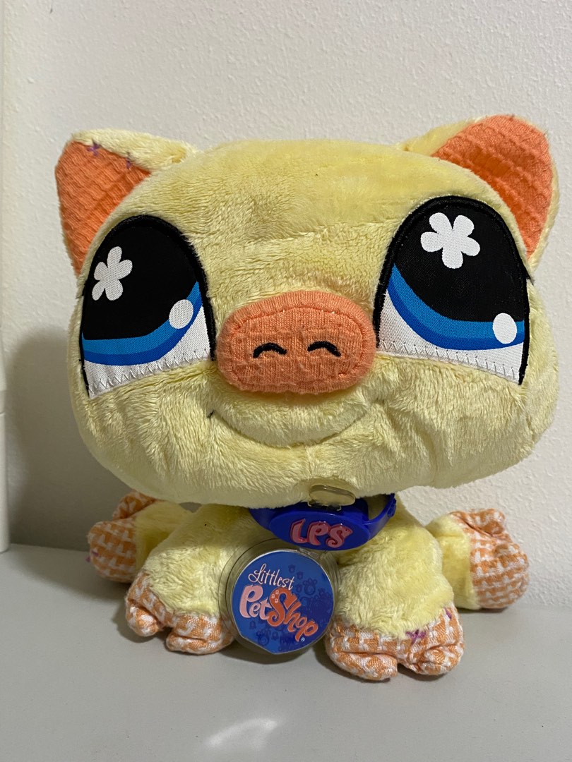 Littlest Pet Shop (LPS) Pig Stuffed Toy, Hobbies & Toys, Toys & Games ...