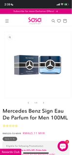 Mercedes Benz Sign 6ml perfume, Beauty & Personal Care, Fragrance ...