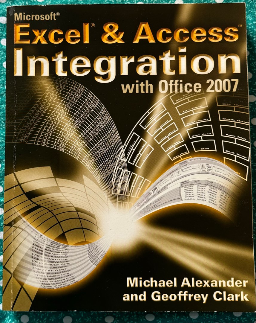 Book : Microsoft Excel & Access Integration with 2007, Hobbies & Toys, Books & Magazines ...