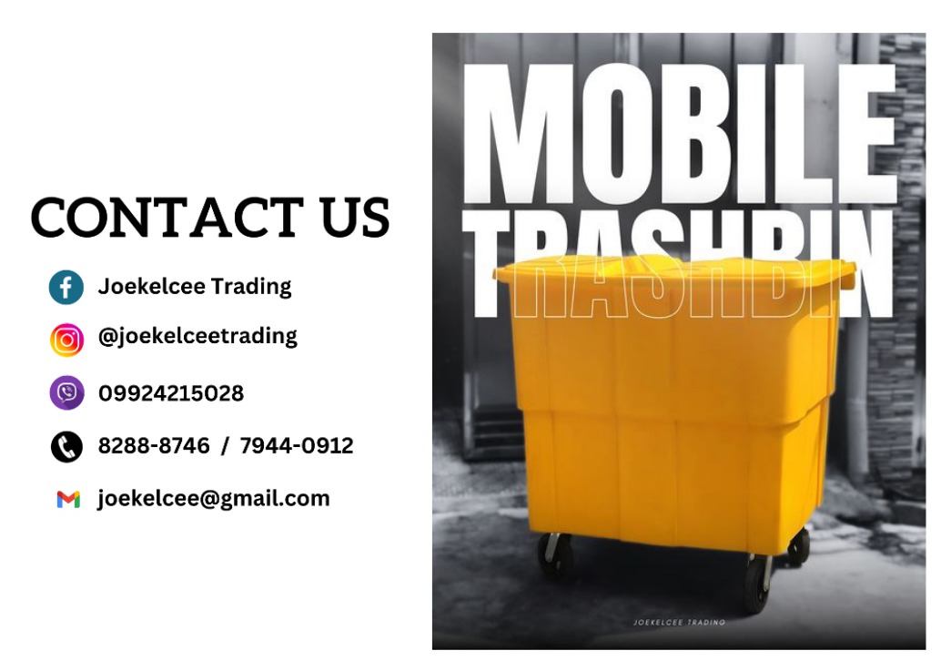 Mobile trash bin, Commercial & Industrial, Construction Tools ...