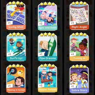 Monopoly go 1 and 2 star card, Video Gaming, Gaming Accessories, Game ...