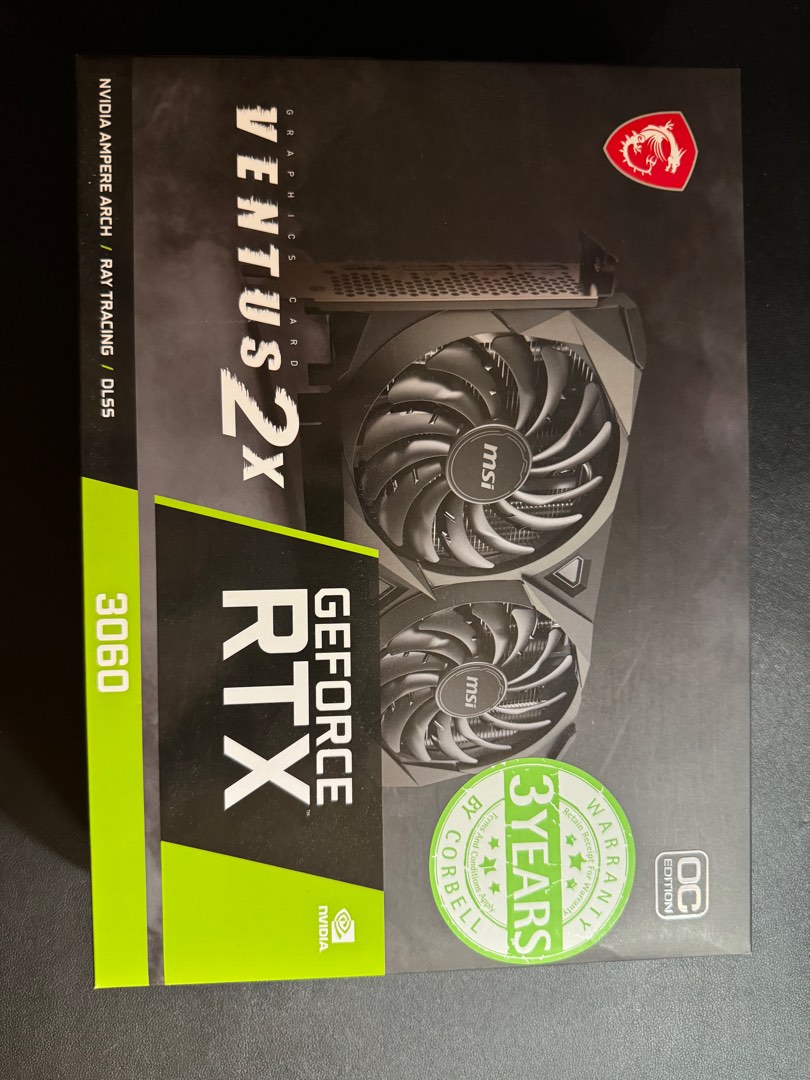 Msi 3060 External Gpu With Chassis And Cable Computers And Tech Parts And Accessories Computer