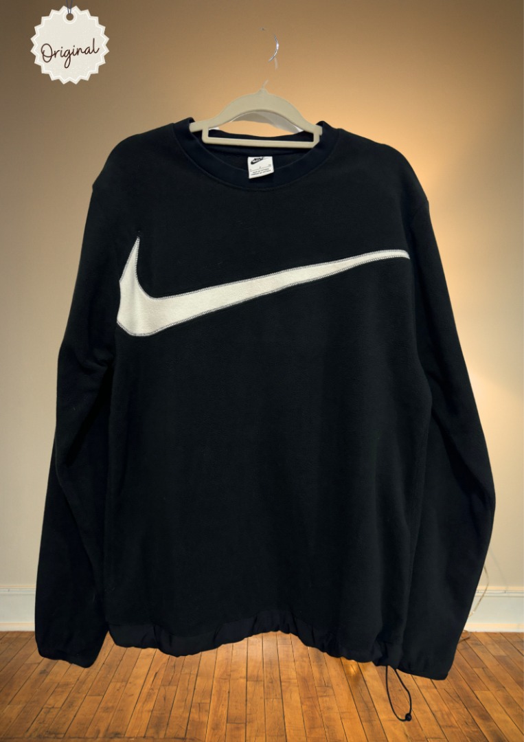 NIKE BIG SWOOSH FLEECE JACKET ORIGINAL, Men's Fashion, Coats, Jackets ...
