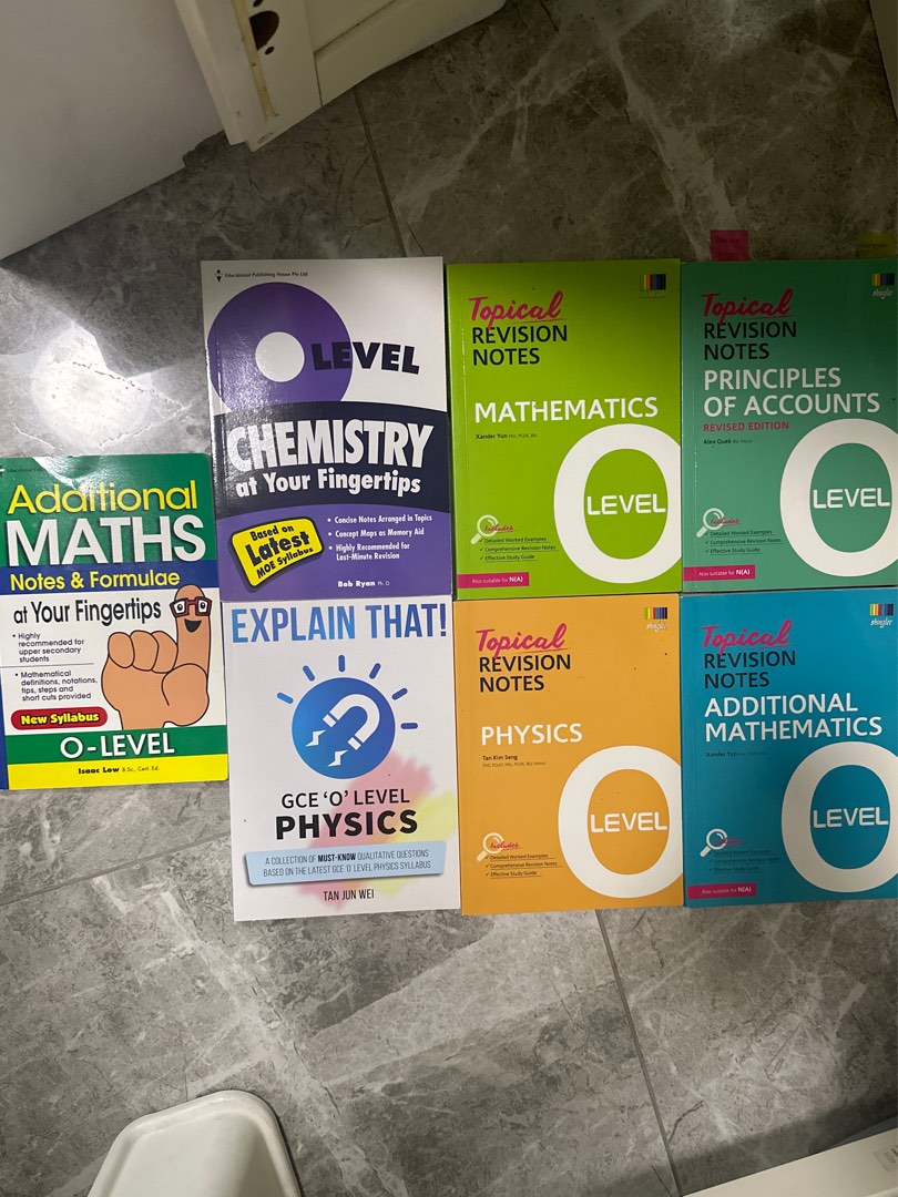 N/O Level revision notes / Assessment Books, Hobbies & Toys, Books ...
