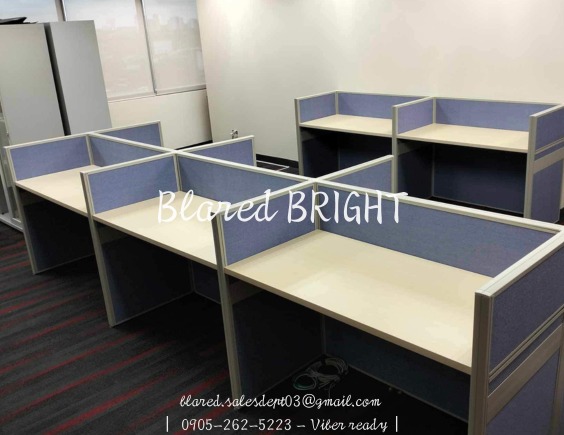 Office Partition : low cubicle **Full fabric** laminate top ** - office ...