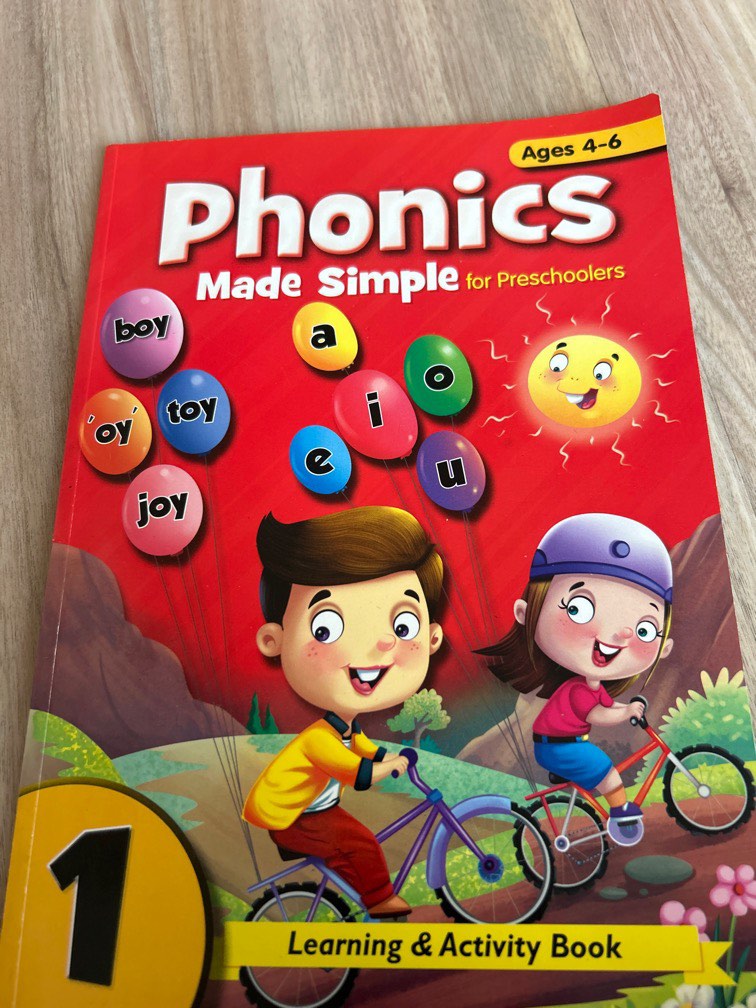 Phonics made simple for preschoolers, Buku & Alat Tulis, Buku Anak-Anak ...