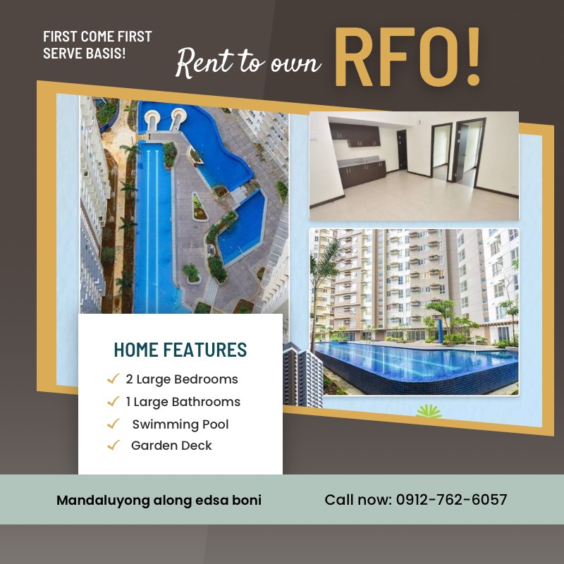 Pioneer 1BR CONDO RENT TO OWN MANDALUYONG EDSA BONI MANILA ORTIGAS ...