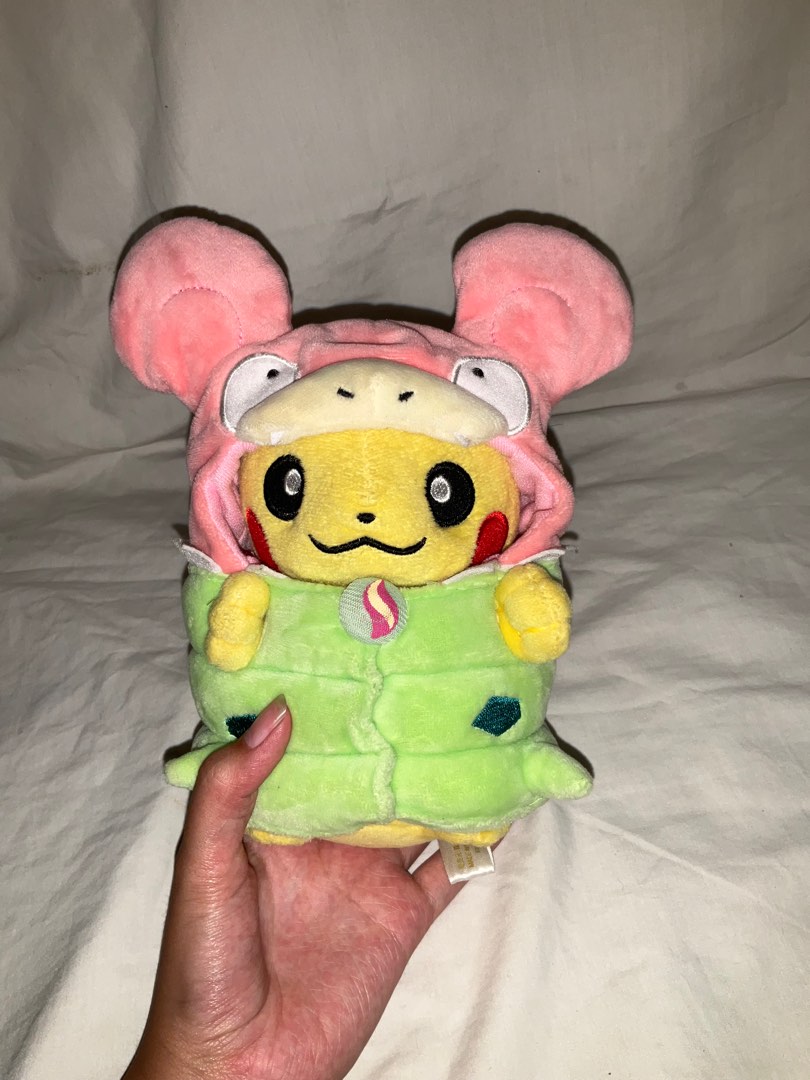 Pokemon Center Pikachu in Mega Slowbro Poncho, Hobbies & Toys, Toys ...