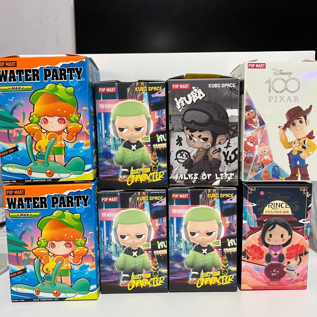 Popmart - Dimoo / Kubo Space / Disney Monsters Inc / Disney Princess ...