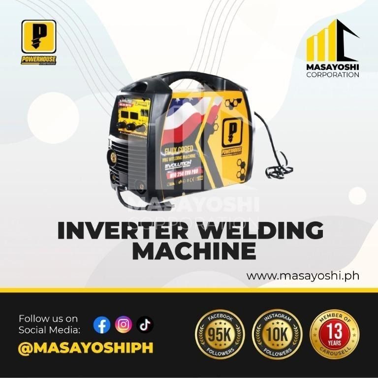 Powerhouse Inverter Welding Machine | MIG 300 EVO PRO 3in1 DC | Welding ...