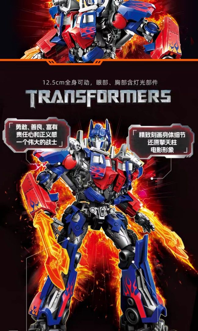 Preorder! Transformers Buluke Blok Classic Class Movie 1 Optimus Prime ...