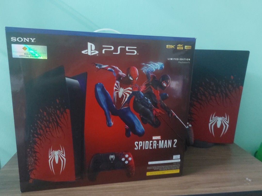 Ps5 Limited Edition Spiderman 2 Video Gaming Video Game Consoles