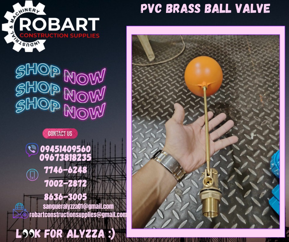 pvc brass ball valve, Commercial & Industrial, Construction Tools ...