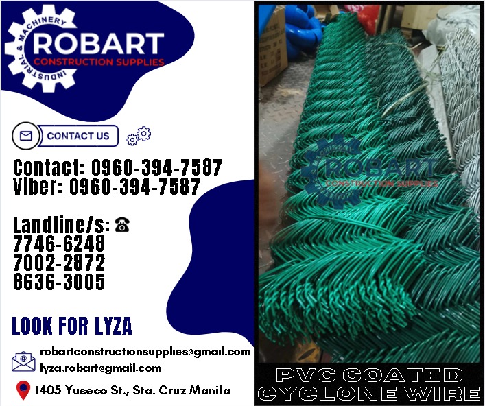 PVC Coated Cyclone Wire, Commercial & Industrial, Construction Tools ...