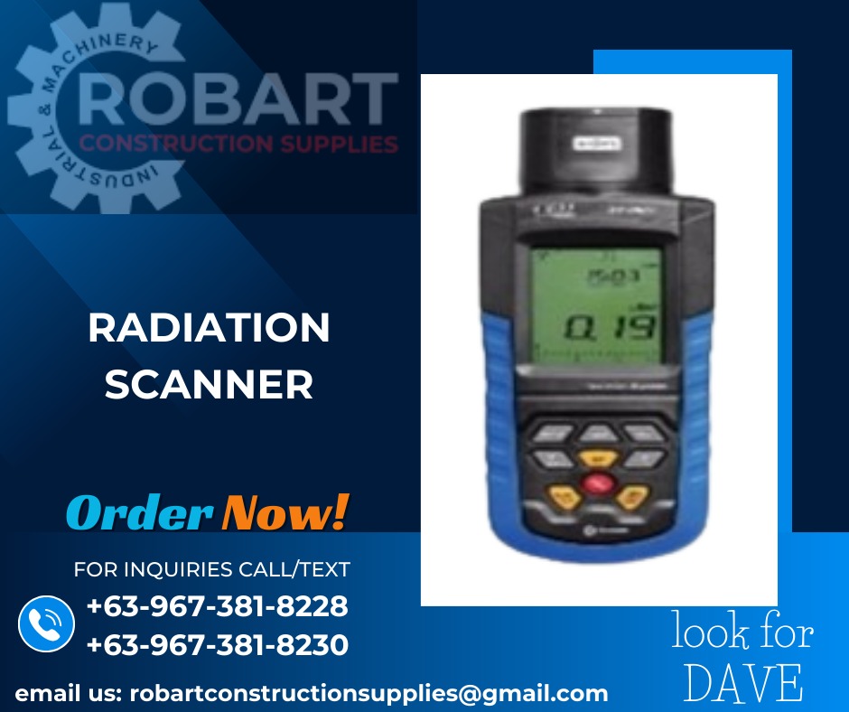 RADIATION SCANNER, Commercial & Industrial, Construction Tools ...