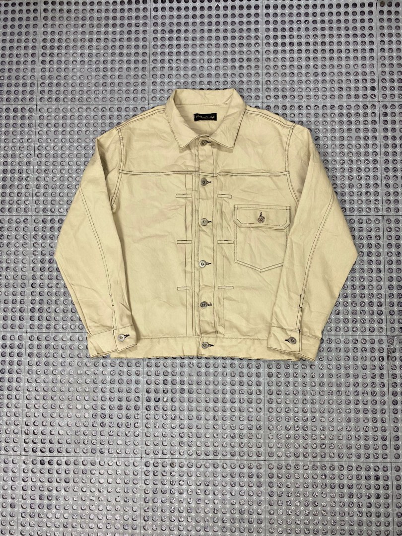 Reborn & Audi Type 1 Trucker Jacket, Fesyen Pria, Pakaian , Baju Luaran ...