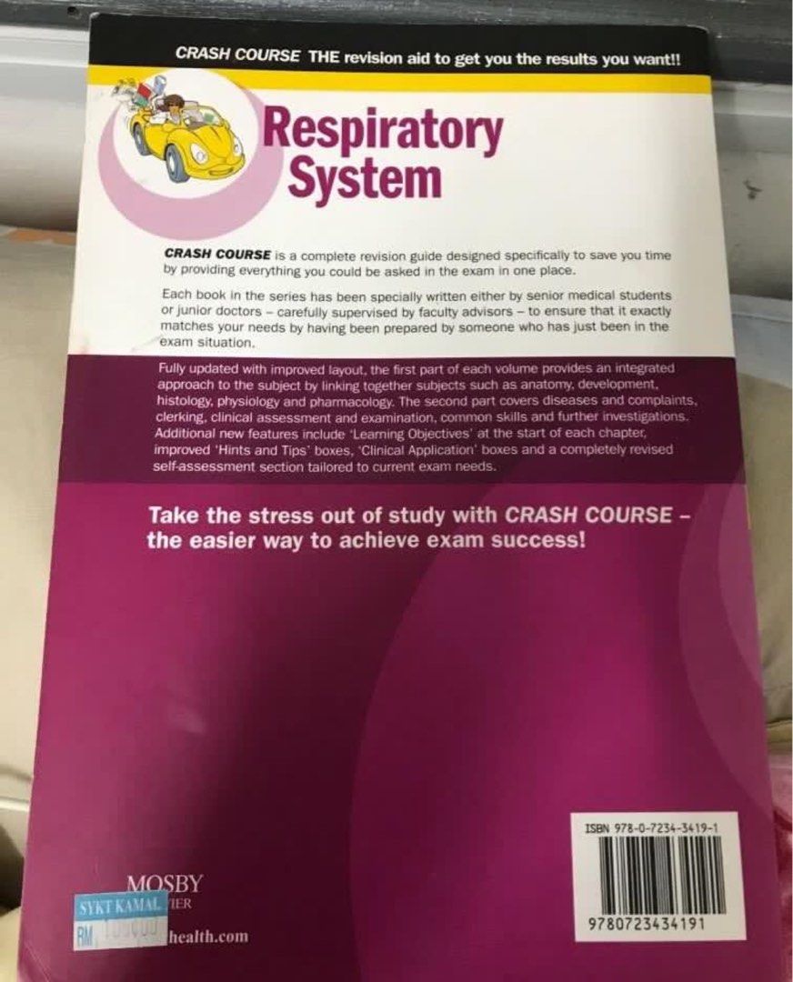 Respiratory system crash course medical textbook, Hobbies & Toys, Books ...