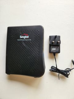 Singtel WiFi Gigabit Router Ac plus with Singtel Optical Network ...