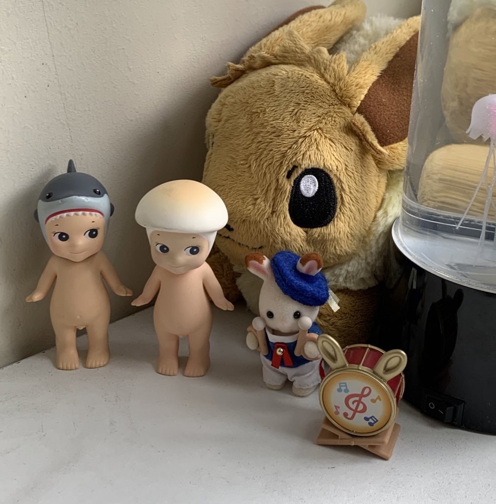 Sonny Angel Shark Mushroom Parasite Hirono Sylvanian Families Rabbit ...