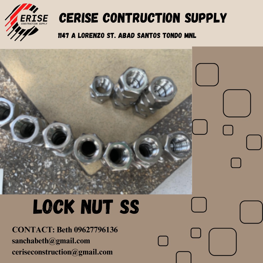 Ss Lock Nut, Commercial & Industrial, Construction Tools & Equipment on ...