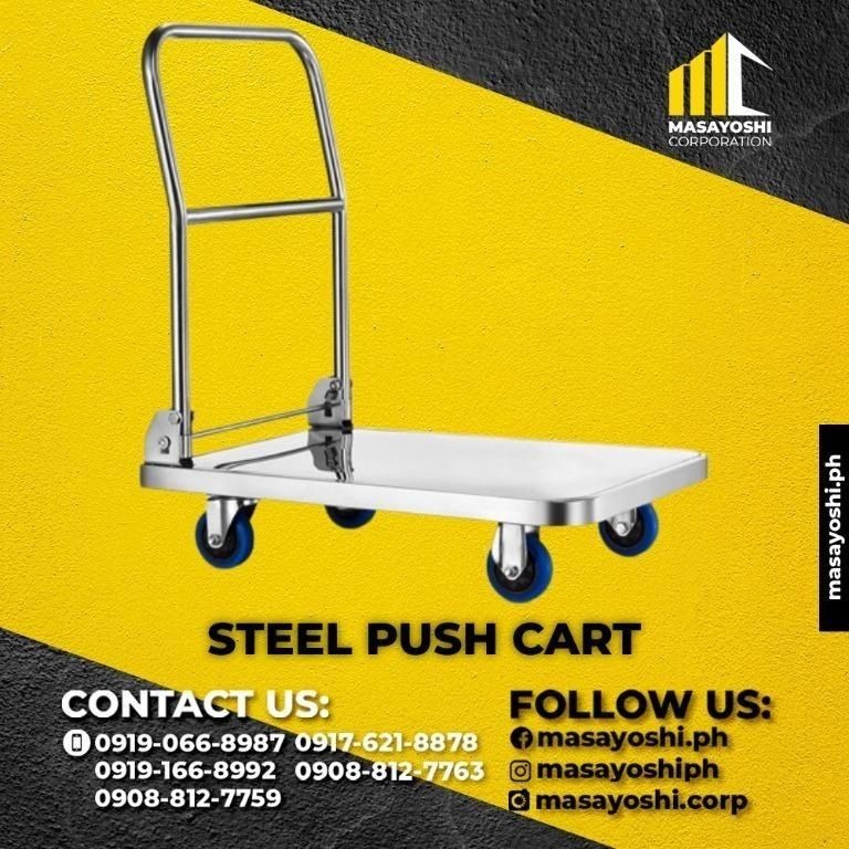 Steel Push Cart | Steel Platform Push Cart | Hand Truck | Steel Cart ...