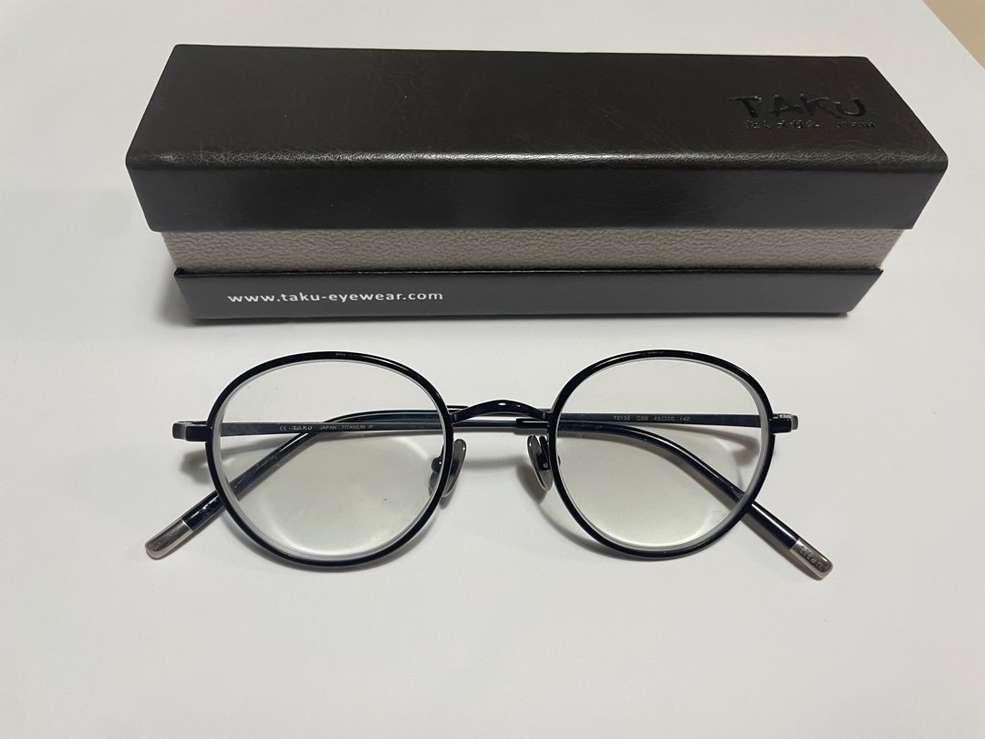 Japan Taku T2136 Titanium Glasses, 男裝, 手錶及配件, 眼鏡 - Carousell