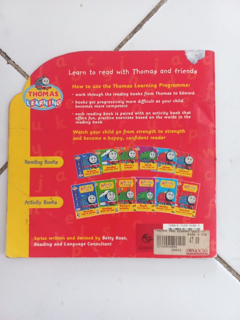 Thomas and Friends: Edward goes to School, Buku & Alat Tulis, Buku Anak ...