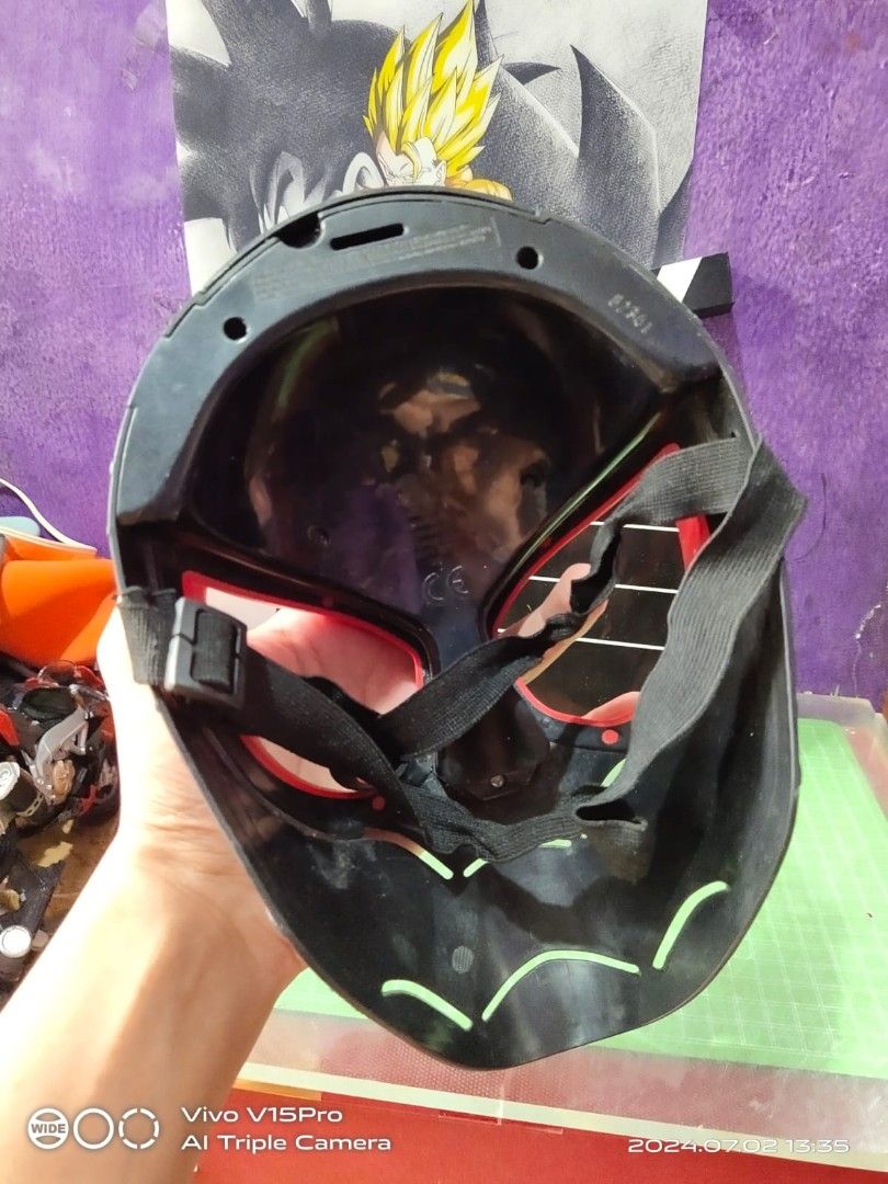 Topeng Marvel Spiderman Mask Into The Spider-Verse Miles Morales Hasbro ...