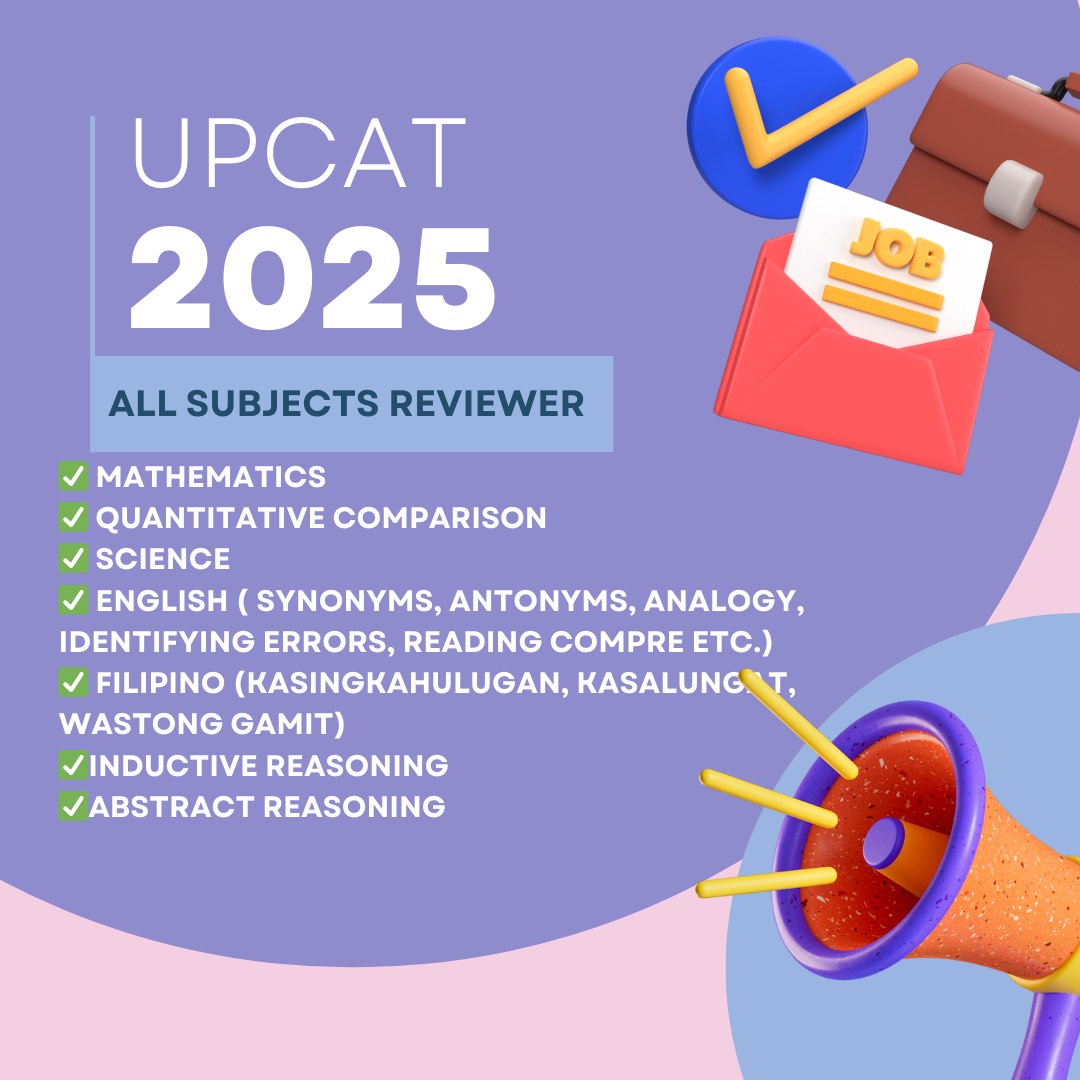UPCAT REVIEWER ALL SUBJECTS, Hobbies & Toys, Books & Magazines ...