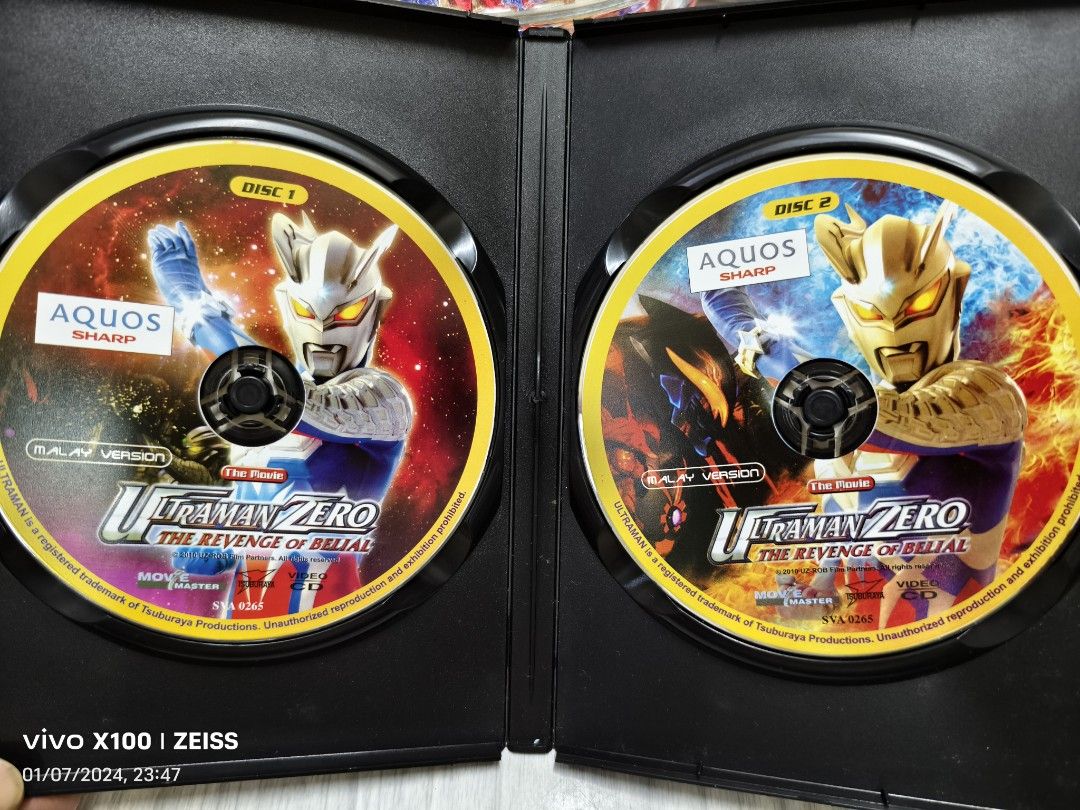 VCD Ultraman Zero, Hobbies & Toys, Music & Media, CDs & DVDs on Carousell