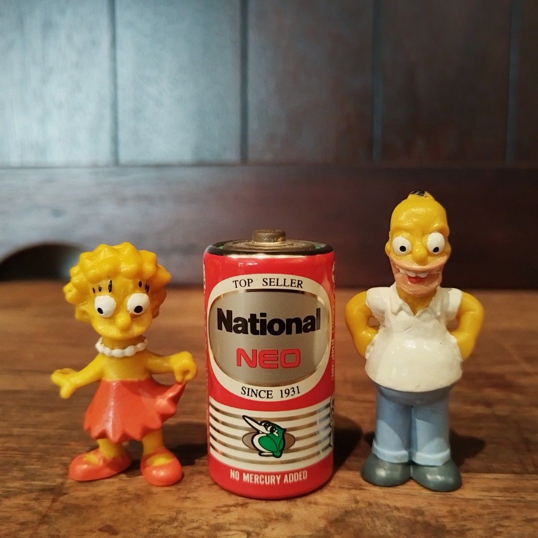 Vintage 1991 Homer & Lisa Simpson; Bullyland®; Made in Germany *Rare ...