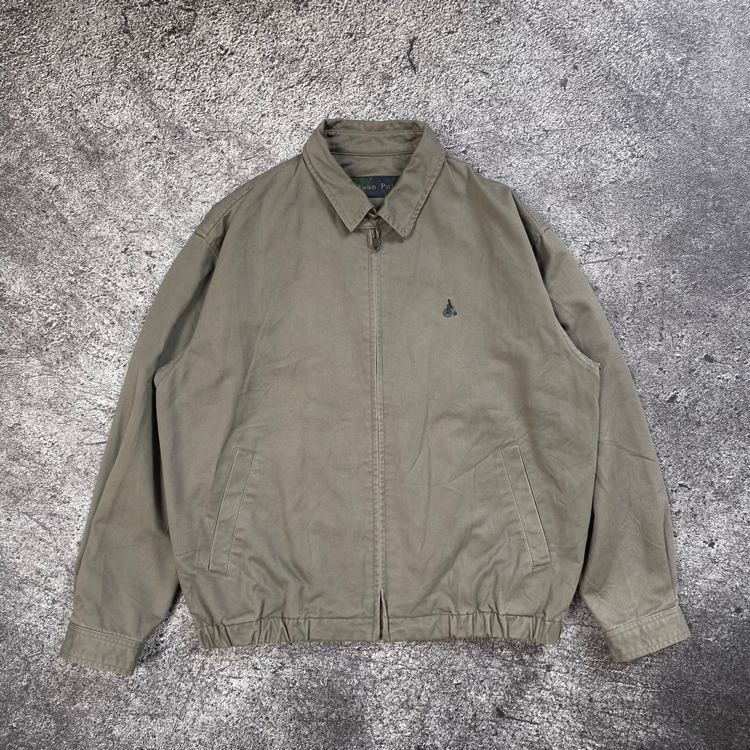 Vintage beanpole work jacket, Fesyen Pria, Pakaian , Atasan di Carousell