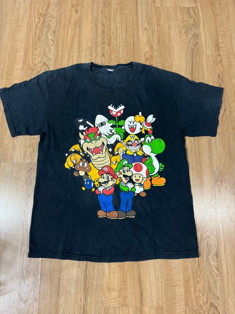 VINTAGE MARIO BROS TSHIRT, Hobbies & Toys, Collectibles & Memorabilia ...