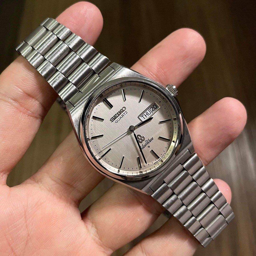 VINTAGE SEIKO SILVERWARE WATCH 1982, Men's Fashion, Watches ...