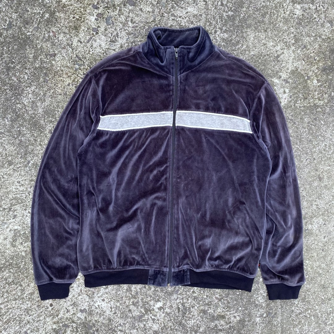 Vintage Simply For Sports Velvet Track Jacket, Men's Fashion, Coats ...