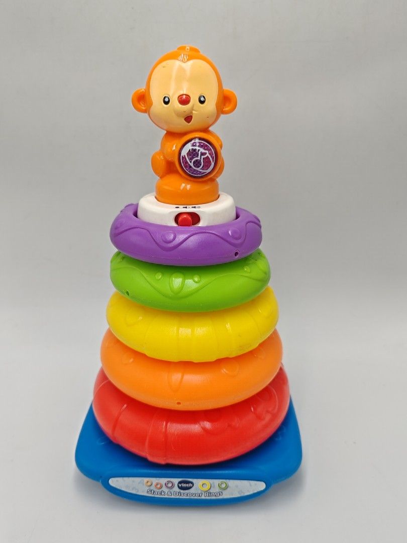 Vtech Stack & Discover Rings (C03), Babies & Kids, Infant Playtime on ...