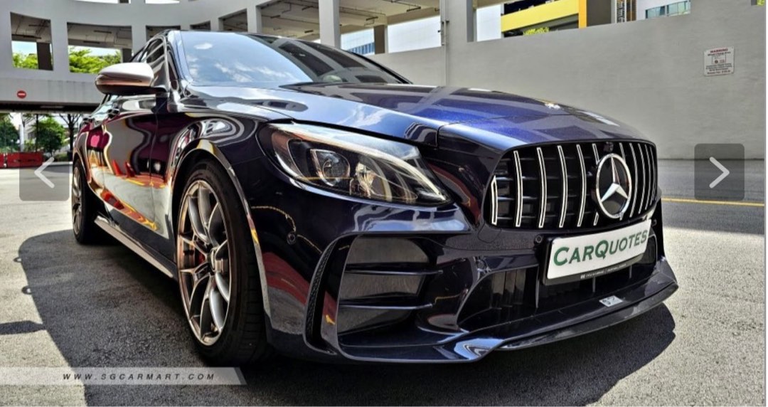 W205 GTR Styled Front Bumper Kit For Mercedes C-Class, Car Accessories ...