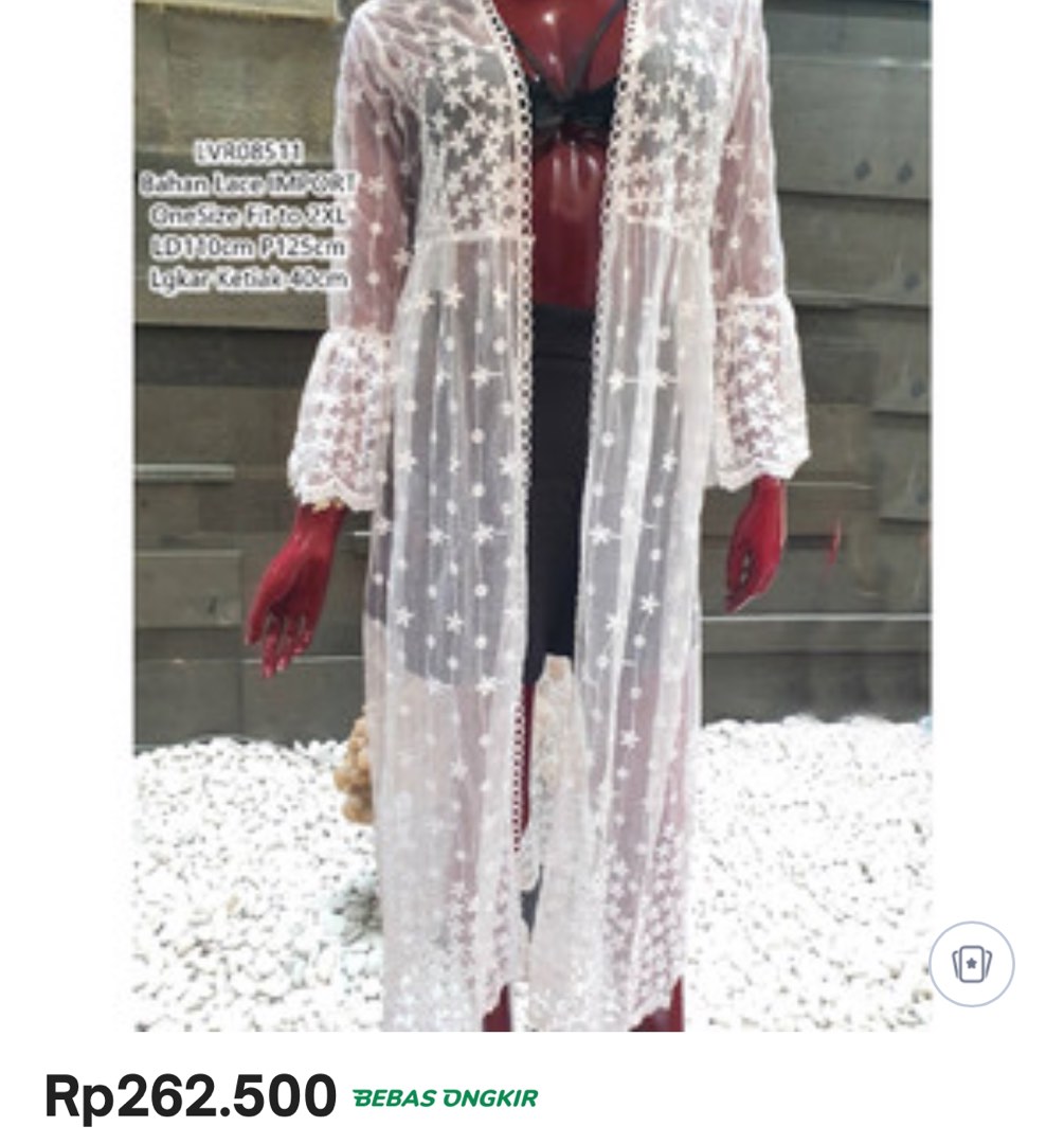 White sheer lace zara look a like lace long cardigan sheer lace floral ...