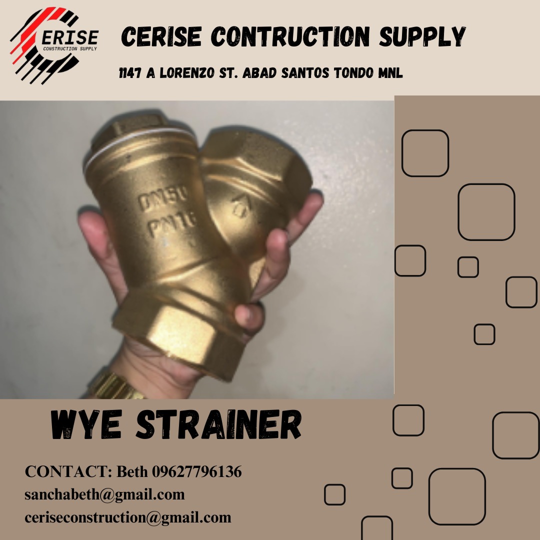 WYE Strainer, Commercial & Industrial, Construction Tools & Equipment ...