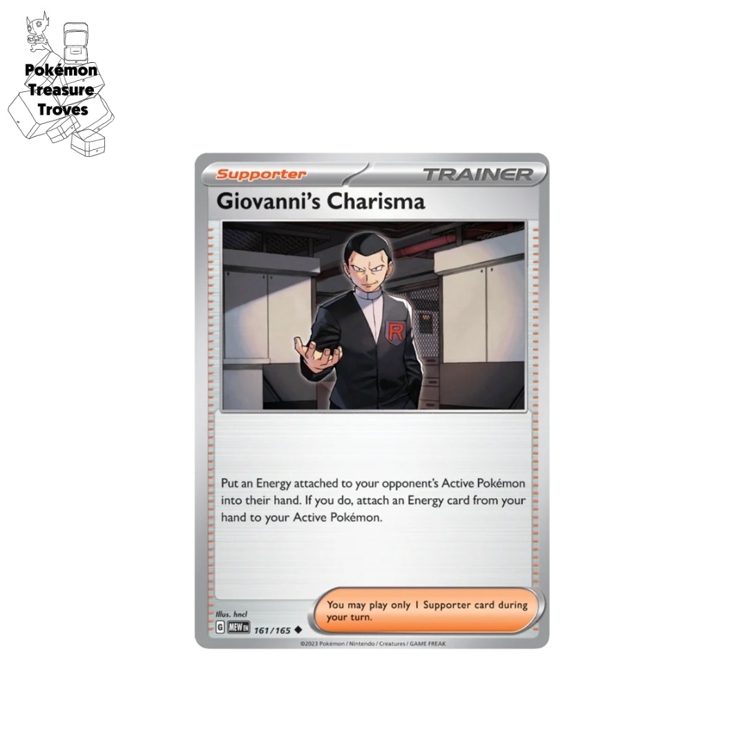 [$0.70] Pokemon Pokemon 151 Trainer Giovanni's Charisma Card, Hobbies ...